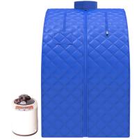 China 1050W Folding Smartmak Portable Steam Sauna With Foot Massage for sale