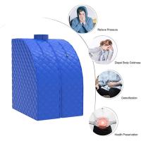 China 1050W Folding Smartmak Portable Steam Sauna With Foot Massage for sale