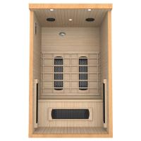 China Red Cedar Wooden Pure Infrared Home Electric Sauna Room For Body Fitness for sale