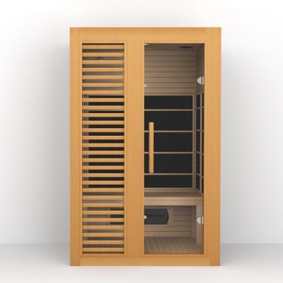 China Negative Detox Therapy 2 Person Infrared Sauna Energy Efficient With Led Light for sale