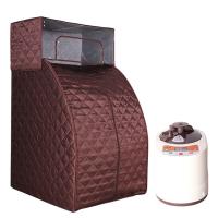 China 2L Small Portable Home Steam Sauna Set ROHS Certificate With Head Cover for sale