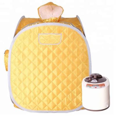 China 2L One Person Ozone Portable Steam Sauna Spa With Hat Full Size for sale