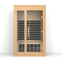 China Hemlock 2 Person Infrared Sauna Cabin For Home Indoor for sale