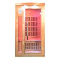 China 1750w Wood Dry 2 Person Infrared Sauna Home Saunas Indoor for sale