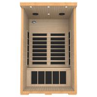 China Home Canadian Red Cedar Wood 2 Person Infrared Sauna For Body Sculpting for sale