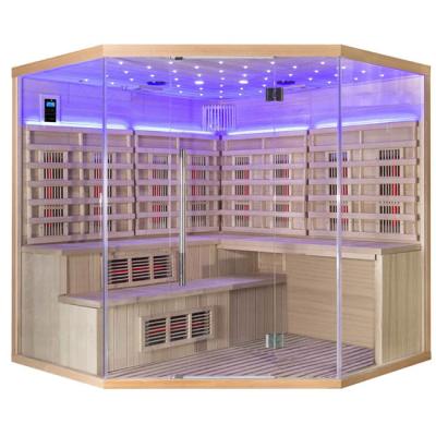 China 6 Person Stand Up Infrared Steam Sauna 110V-240V for Apartment for sale
