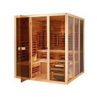 China 5 Person Infrared Steam Sauna Room Canadian Hemlock Wood for sale