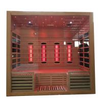 China ODM Wooden Steam Commercial Infrared Sauna Room 3 Person Cedar for sale