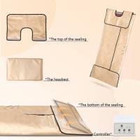 China 3 Zones Heating Infrared Sauna Blanket Weight Loss Body Sauna Bag for sale