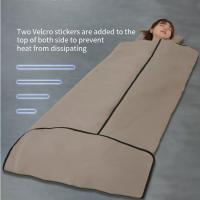 China PEMF Negative Ion Infrared Sauna Bed Detox Sauna Blanket With Red Photon Lights for sale