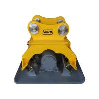 China 20 Tons Excavator Hydraulic Compactor Yellow Blue Hydraulic Compactors For Excavators for sale
