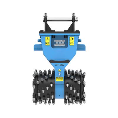 China OEM Excavator Attachments Q345B Q345B NM400 Drum Cutter Use For 12 - 18 tons Excavator for sale