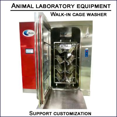 China Animal Laboratory Equipment Walk In Cage Washer Tunnel Cage Washer Cabinet Cage Washer for sale