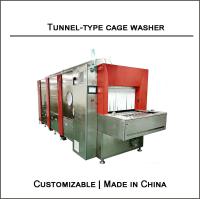 China Laboratory Animal Tunnel Cage Washer Stainless Steel Cleaning Equipment for sale