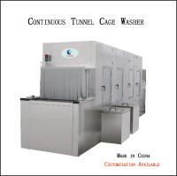 China Large Capacity Disinfection Lab Animal Equipment Continuous Tunnel Cage Washer for sale
