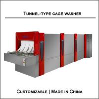 China Large Capacity Disinfection Lab Animal Equipment Continuous Tunnel Cage Washer for sale