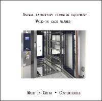 China 316L Stainless Steel Lab Animal Equipment Walk In Cage Washer Customizable for sale