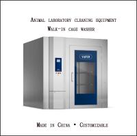 China Laboratory Walk In Animal Cage Washer 304 Stainless Steel With PLC Control System for sale