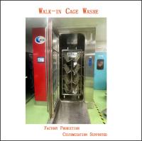 China Laboratory Walk In Animal Cage Washer 304 Stainless Steel With PLC Control System for sale