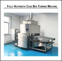 China Fully Automatic Lab Animal Equipment IVC Cage Flipping Bedding Filling Machine for sale