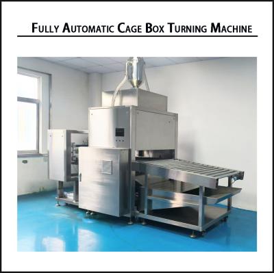 China Fully Automatic Lab Animal Equipment IVC Cage Flipping Bedding Filling Machine for sale