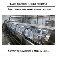 China Food Factory Industrial Cleaning Machine Fruit Plate Washing Machine 1-3m/min for sale