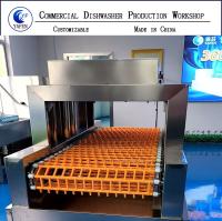 China Flat Commercial Dishwasher Machine Automatic Tableware Cleaning Machine for sale