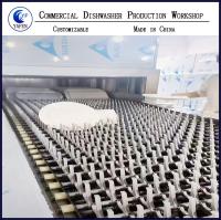 China Inclined Insert Commercial Dishwasher Intelligent Large Flat Long Dragon Dishwasher for sale
