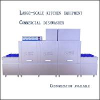 China Electric Heating Commercial Dishwasher 77KW / 380V Large Kitchen Equipment for sale