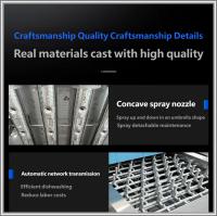 China Versatile Commercial Dishwasher Machine Multiple Sizes Continuous Washing for sale