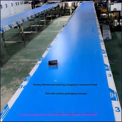 China Canteen Tableware Recycled Conveyor Belt For E Commerce Warehouse Packing for sale