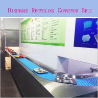 China Canteen Tableware Recycled Conveyor Belt For E Commerce Warehouse Packing for sale