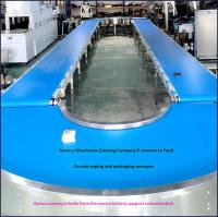 China Canteen Tableware Recycled Conveyor Belt For E Commerce Warehouse Packing for sale