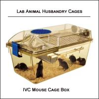 China Laboratory IVC Animal Cages Rat Breeding Multi Layer Stackable Mouse Cage Box for sale