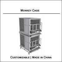 China Multi Species Custom Lab Animal Cages Stainless Steel Layered Laboratory Housing for sale