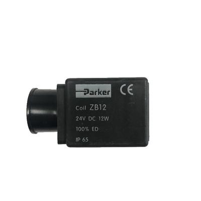 China Parker ZB12 DC24V Solenoid Valve Normally Closed 5.5mm Orifice Brass Industrial Automation for sale