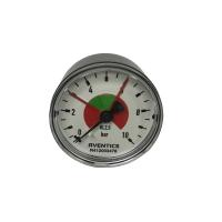 China AVENTICS R412003478 Safety Pressure Gauge with 10.20 Kgf/cm² Max Pressure and 5 Inch Stroke Length for sale
