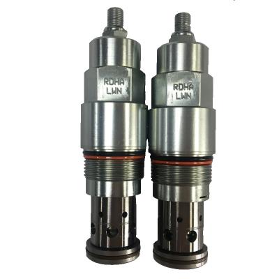 China Sun RDHA-LWN Hydraulic Cartridge Valve Silver Low Pressure Loss 120 L/min Flow Capacity for sale