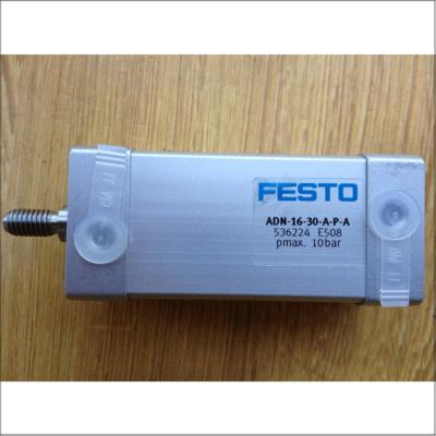 China Festo ADN-16-30-A-P-A Compact Pneumatic Cylinder 16mm Piston 30mm Stroke Double Acting for sale