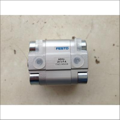 China Festo ADVU-20-5-P-A Compact Pneumatic Cylinder 20mm Piston 5mm Stroke Double Acting for sale