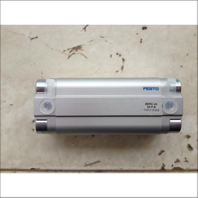 China Festo ADVU-20-50-P-A Compact Pneumatic Cylinder 20 mm Piston 50 mm Stroke Double Acting Industrial Automation for sale