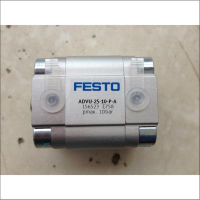 China Festo ADVU-25-10-P-A Compact Pneumatic Cylinder 25mm Piston 10mm Stroke Double Acting for sale