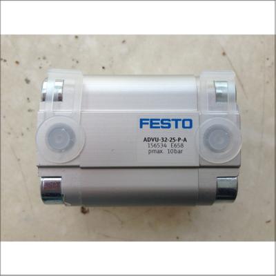 China Festo ADVU-32-25-P-A Double Acting Compact Pneumatic Cylinder 32mm Piston 25mm Stroke for sale