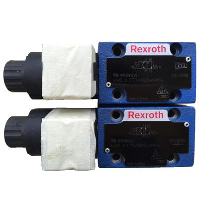 China Rexroth Directional Valve 4WE6C70/HG24N9K4 24VDC 60L/min 315bar Concealed Manual Override for sale