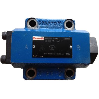 China Rexroth Check Valve SL20PB1-42 315 Bar High Pressure Pilot Operated Hydraulic Valve 550 L/min for sale