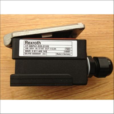 China Rexroth VT-SSPA1-525-21 V0 Proportional Amplifier 24VDC 2.1A Cast Iron Plug-in Module for sale