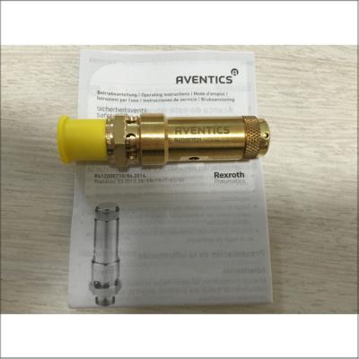 China Aventics R412007521 Safety Valve RV1 G1/4 0.8 Bar Cast Iron Pneumatic Component for sale