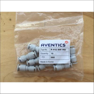 China Aventics R412005062 Pneumatic Straight Fitting Cast Iron QR1-S 16 Bar 80°C for sale