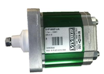 China Vivoil Gear Pump X1P1802FJJA 1.56 ccm 250 Bar Low Pulsation High Speed Flange Mount for sale