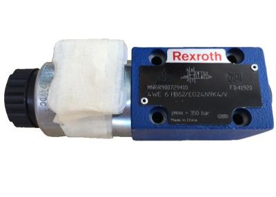 China Rexroth Proportional Valve 4WE6HB6X/EG24N9K4/V 350 Bar 80 L/min Blue for sale